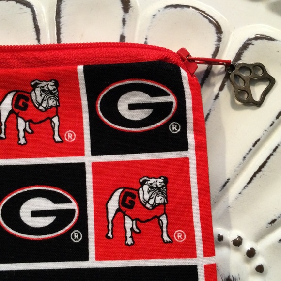 Handmade | Accessories | Georgia Bulldogs Bag Keychain | Poshmark